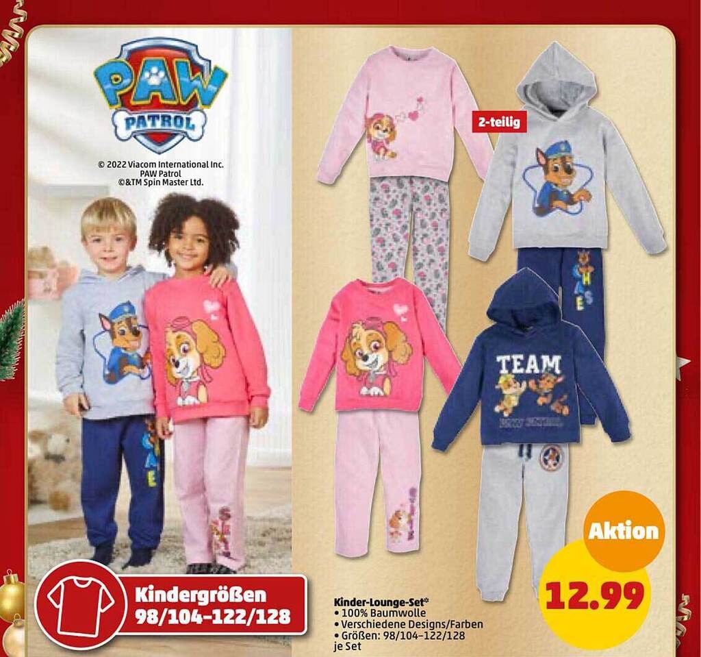 Paw patrol kinder-lounge-set Angebot bei PENNY