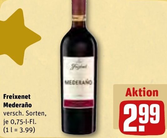 Freixenet Mederaño 0,75 L-Fl. Angebot bei REWE