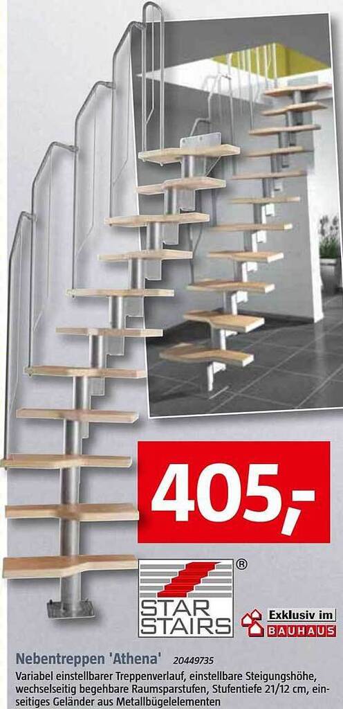 Star stairs nebentreppen 'athena' Angebot bei Bauhaus