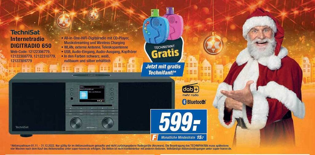 Technisat internetradio digitradio 650 Angebot bei Expert
