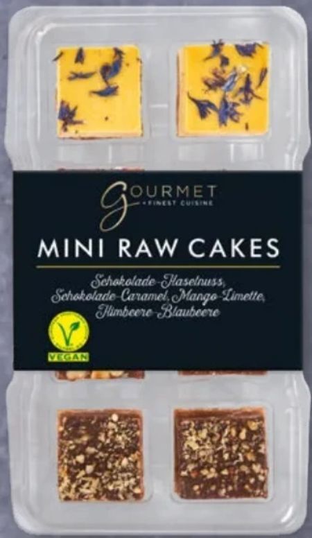 Mini raw cakes Angebot bei Aldi Nord