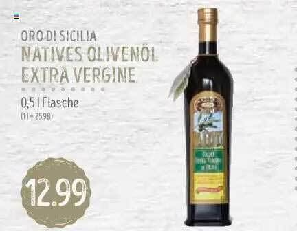 Oro di sicilia natives olivenöl extra vergine Angebot bei Edeka Struve