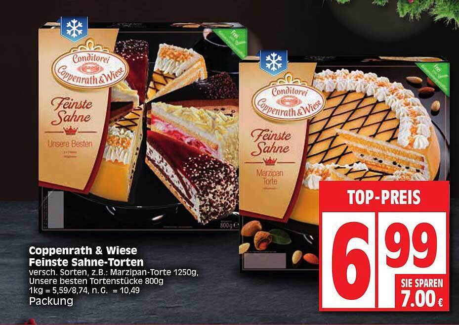 Coppenrath & wiese feinste sahne-torten Angebot bei Edeka