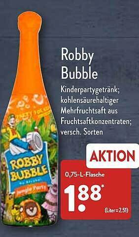 Robby bubble Angebot bei Aldi Nord
