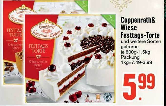 Coppenrath & wiese festtags-torte Angebot bei Edeka