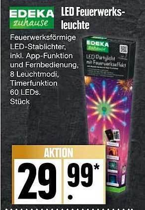 Edeka zuhause led feuerwerksleuchte Angebot bei E-Center