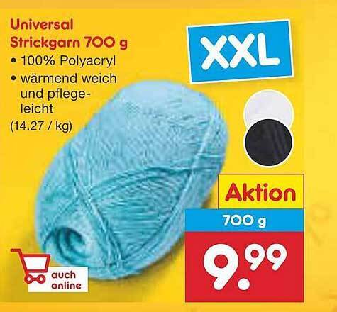 Universal strickgarn xxl Angebot bei Netto Marken-Discount