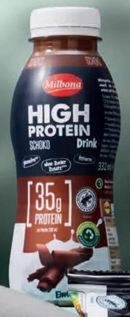 Milbona High Protein Drink 350 g Angebot bei Lidl