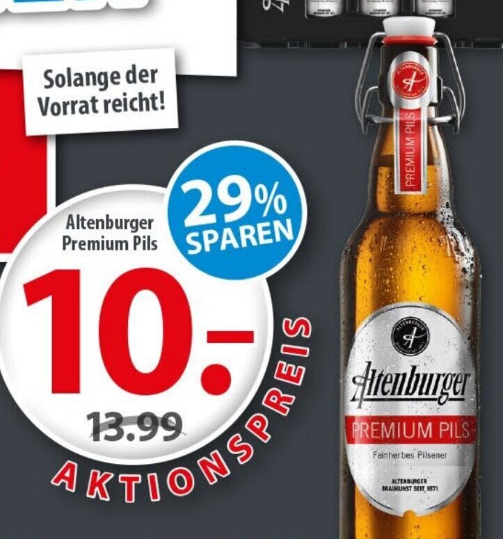 Altenburger Premium Pils Angebot bei Getränkeland