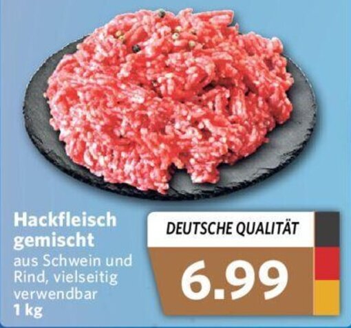 Hackfleisch gemischt 1 kg Angebot bei Combi