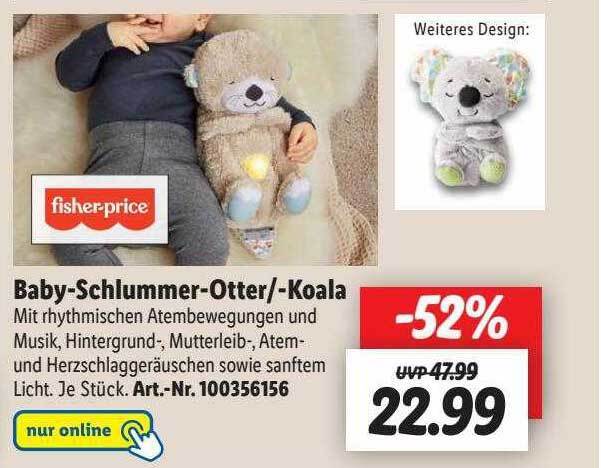 Fischer-price baby-schlummer-otter oder -koala Angebot bei Lidl