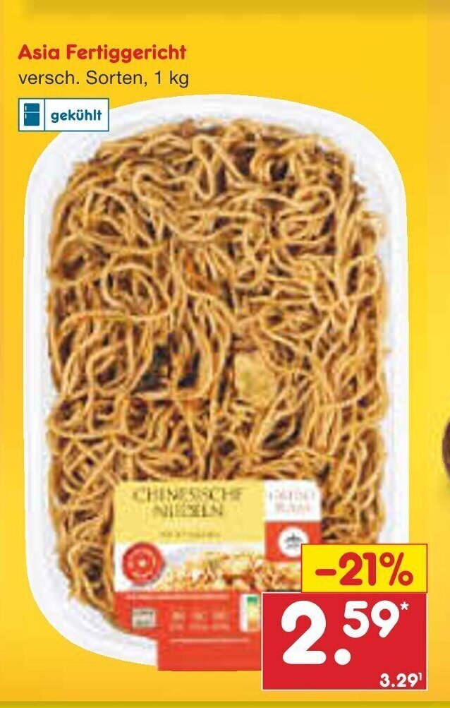 Asia Fertiggericht 1kg Angebot bei Netto Marken-Discount