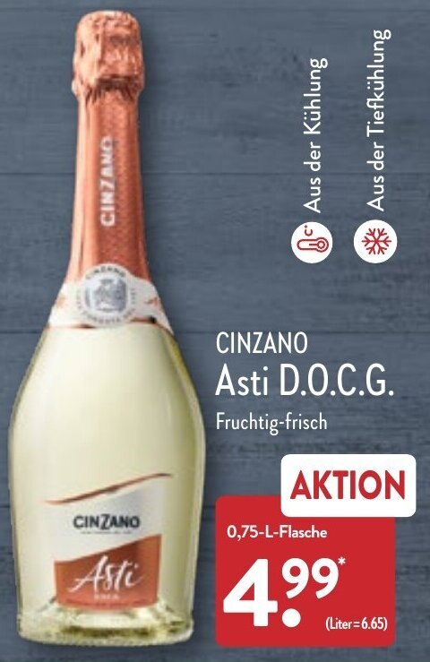 Asti Cinzano Angebot