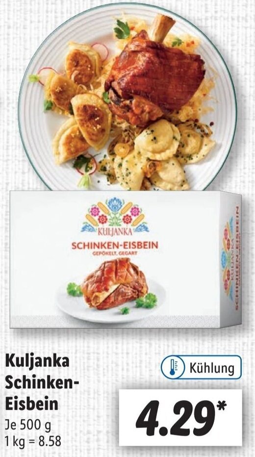Kuljanka Schinken Eisbein 500 g Angebot bei Lidl