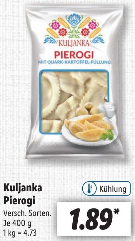 Kuljanka Pierogi 400 g Angebot bei Lidl