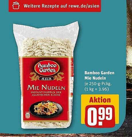 Bamboo garden mie nudeln Angebot bei REWE