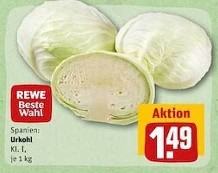 Rewe beste wahl urkohl Angebot bei REWE