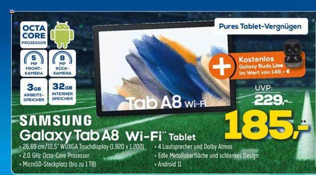 Samsung galaxy tab a8 wi-fi tablet Angebot bei Euronics XXL