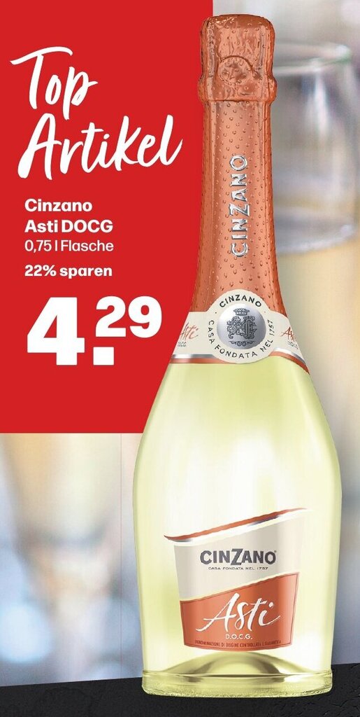 Asti Cinzano Angebot