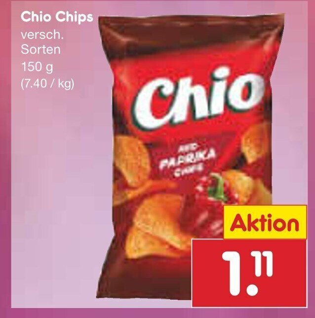 Chio Chips 150g Angebot bei Netto Marken-Discount
