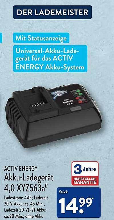 Aldi Akku Ladegerat