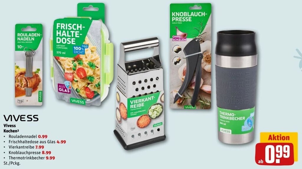 Vivess Kochen Angebot bei REWE Center