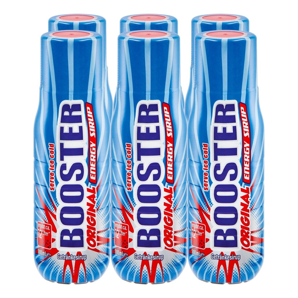 Booster original energy drink sirup 0,5 liter, 6er pack Angebot bei ...