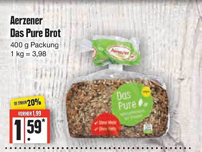 Aerzener das pure brot Angebot bei Edeka