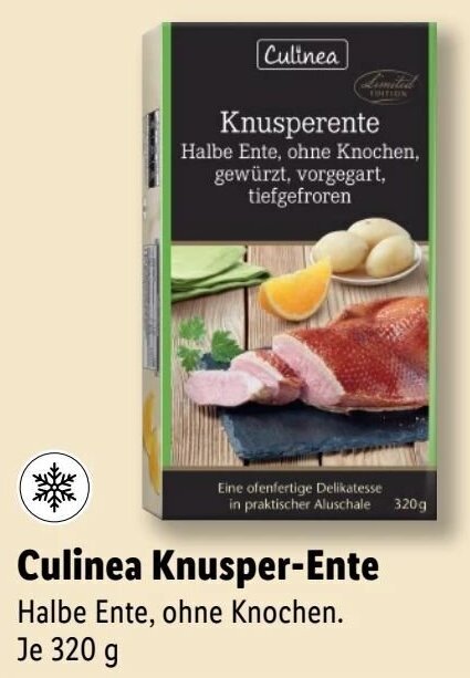Culinea Knusper Ente 320 g Angebot bei Lidl