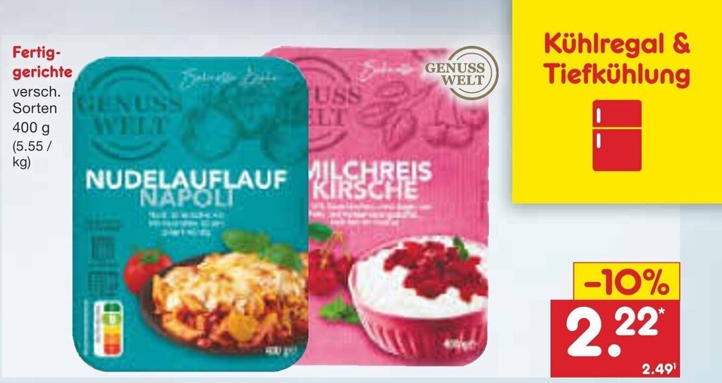 Fertiggerichte 400g Angebot bei Netto Marken-Discount