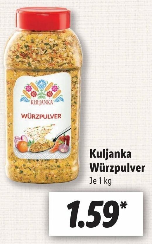 Kuljanka Würzpulver 1kg Angebot bei Lidl