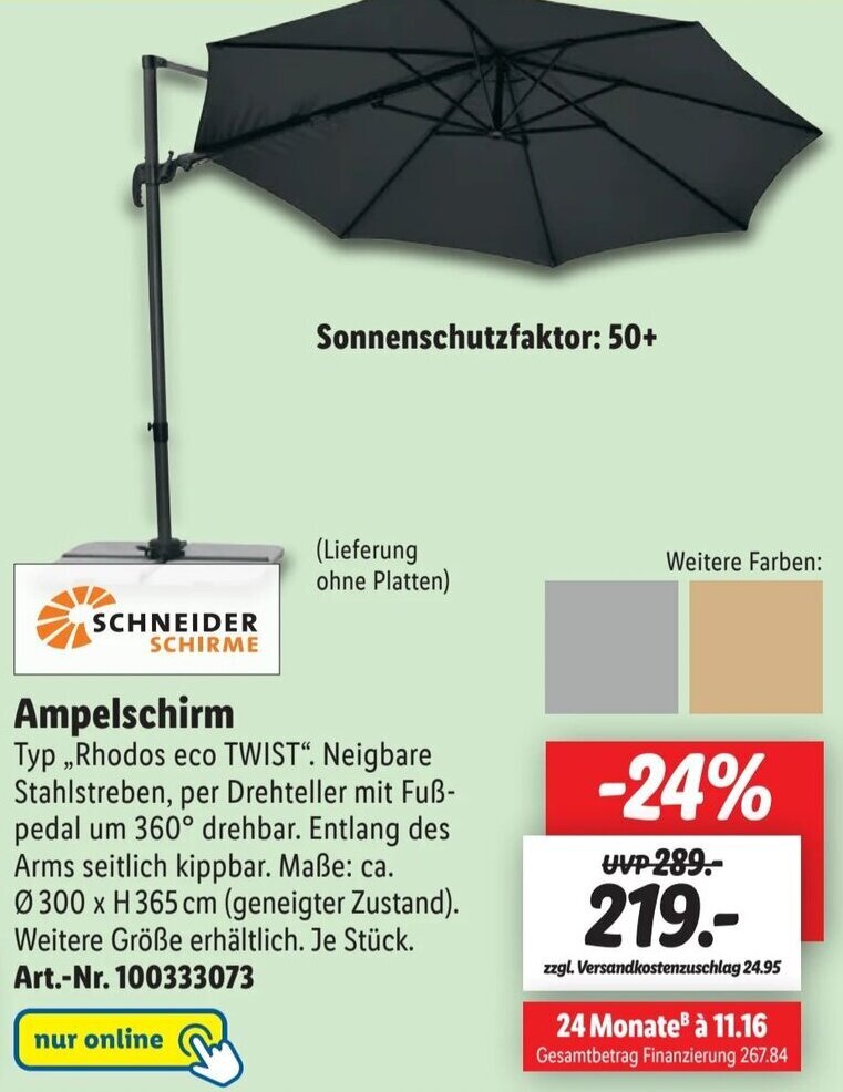 Schneider Schirme Outlet