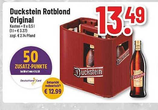 Duckstein rotblond original Angebot bei trinkgut
