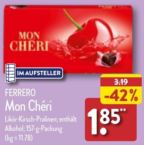 Mon Cherie Angebot