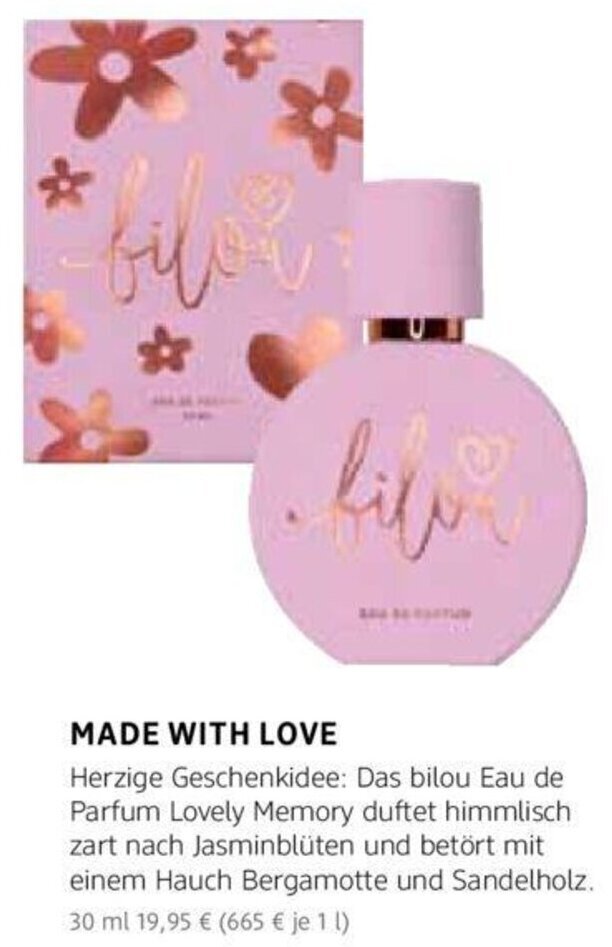 Bilou Eau de Parfum 30 ml Angebot bei dm drogerie