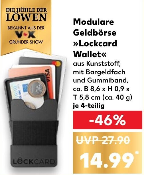 Fabelhafte Lockcard Wallet Kaufland Ebenbild