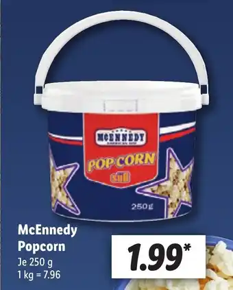 McEnnedy popcorn 250G Angebot bei Lidl