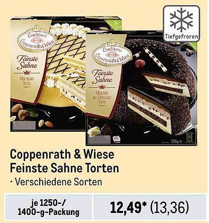 Coppenrath & wiese feinste sahne torten Angebot bei METRO