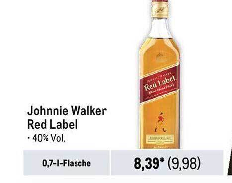 Johnie walker red label Angebot bei METRO