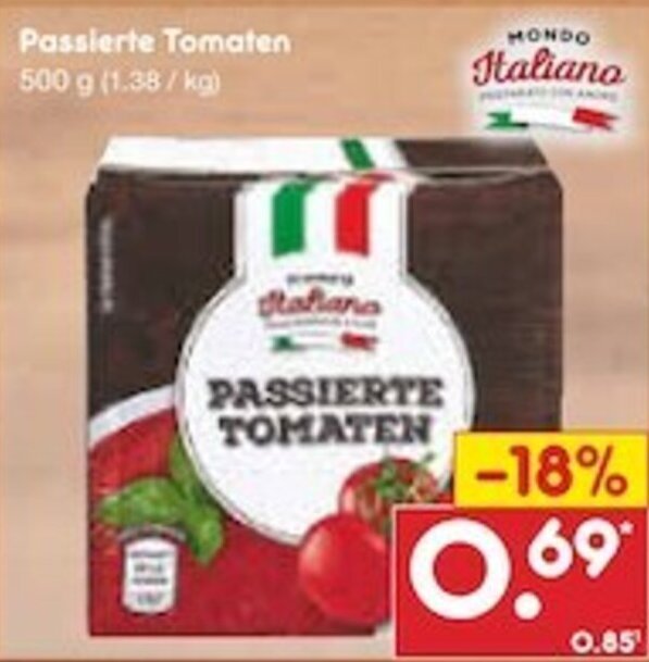 Netto Passierte Tomaten