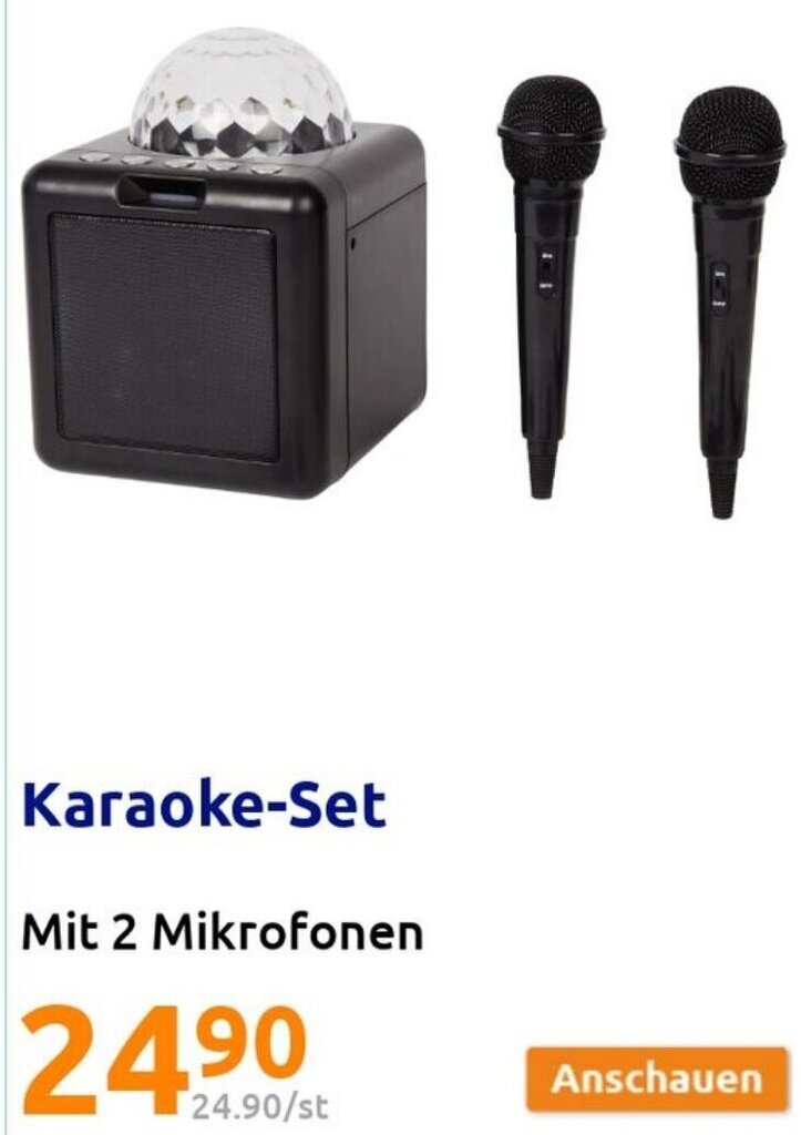Karaoke Set Angebot bei Action