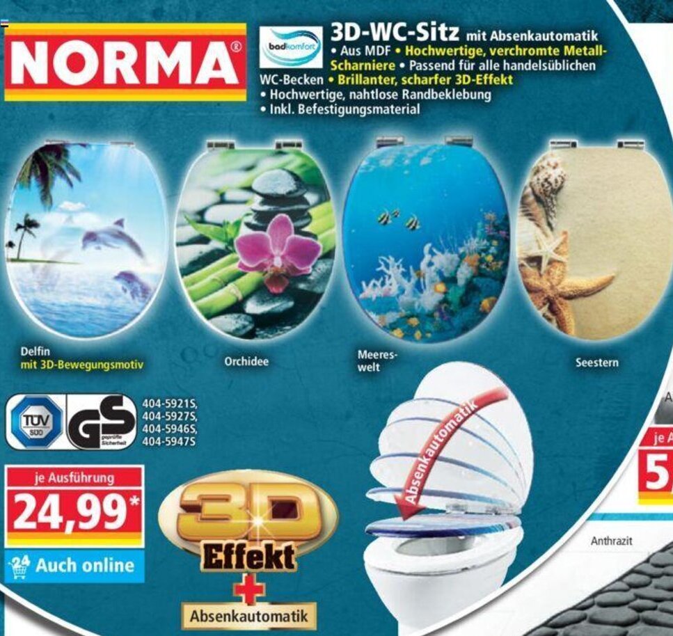 Verwunderlich Wc Sitz Norma Bilder