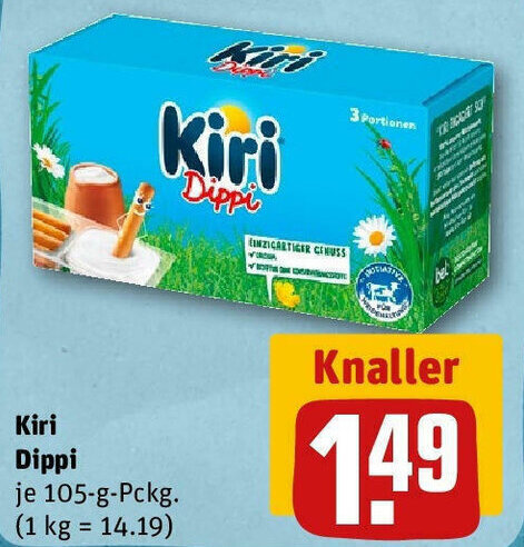 Kiri Dippi 105 g Pckg. Angebot bei REWE