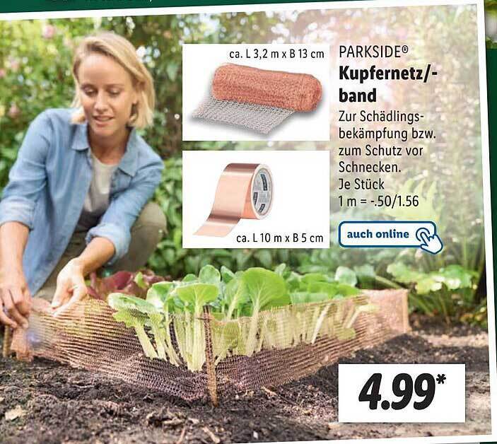 Parkside kupfernetz -band Angebot bei Lidl