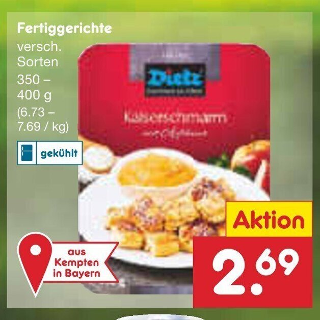 Dietz Fertiggerichte 350-400g Angebot bei Netto Marken-Discount