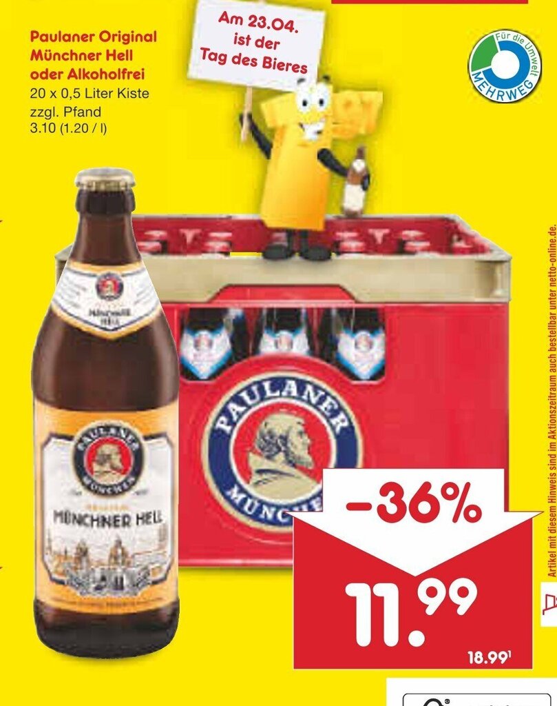 Stilvolle Paulaner Angebot Netto Ebenbild