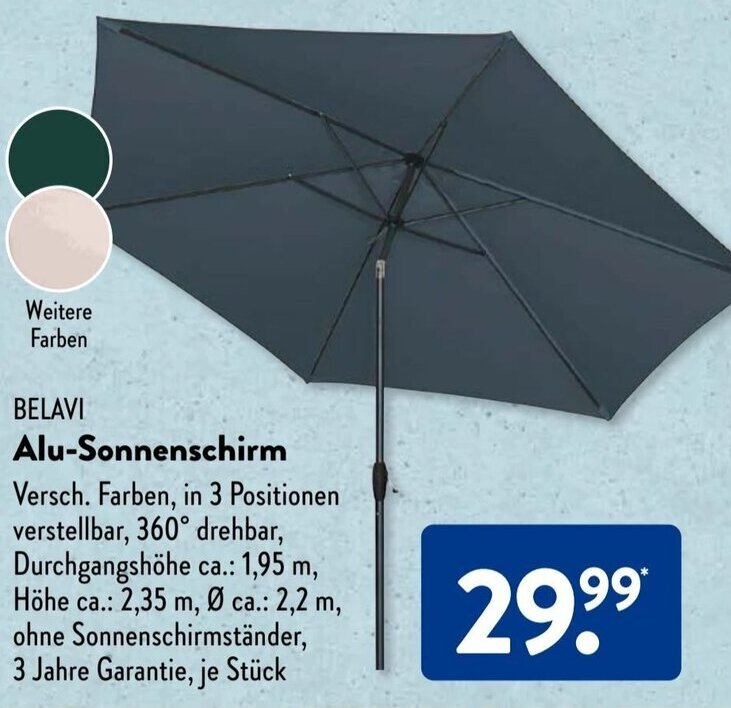Schöne Sonnenschirm Balkon Aldi Ebenbild