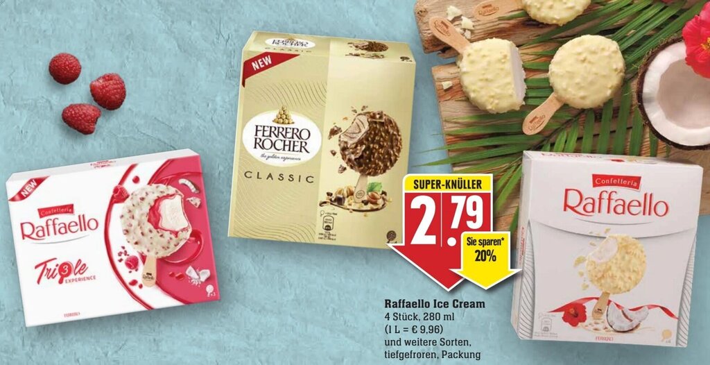 Raffaello Ice Cream Angebot bei Edeka