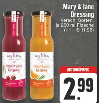 Mary & Jane Dressing 250ml Angebot bei Edeka Wegner