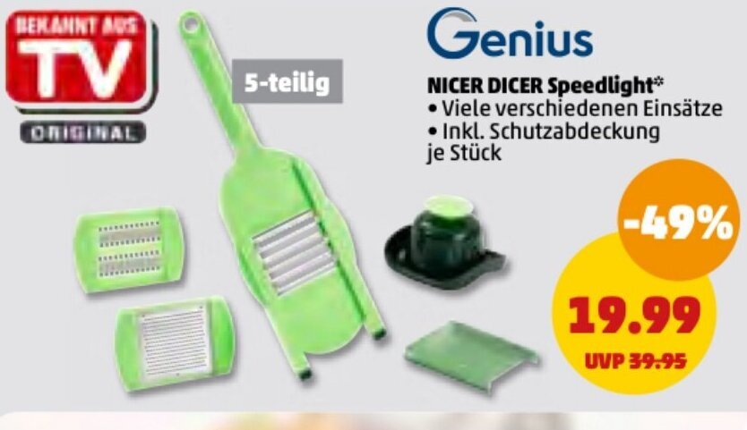 Genius NICER DICER Speedlight* Angebot bei PENNY